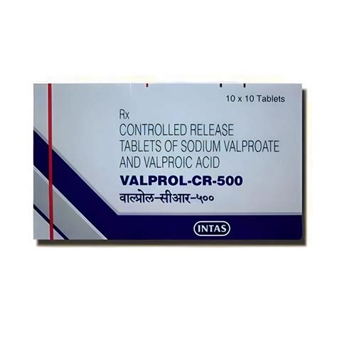 Sodium Valproate Valproic Acid Tablets 500 Mg At ₹ 1000box In Nagpur Id 2850644969873