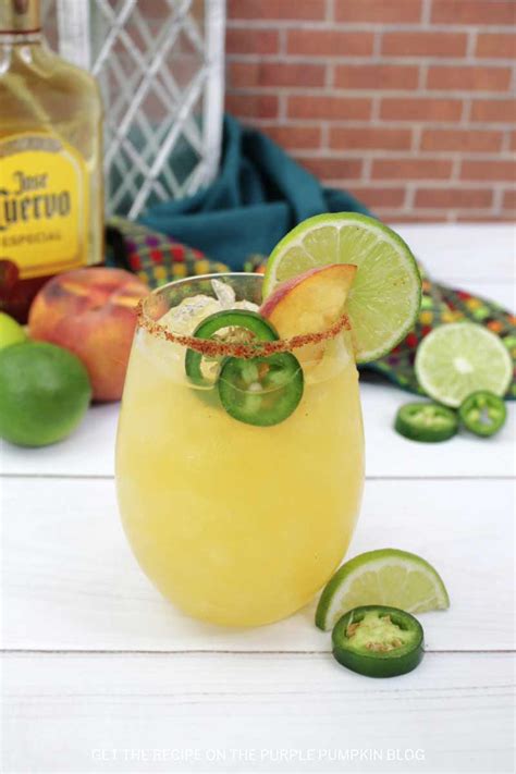 Spicy Peach Margaritas Recipe Refreshingly Delicious
