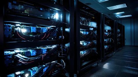 Premium Ai Image Concept Of Backup Power Supply In Server Room