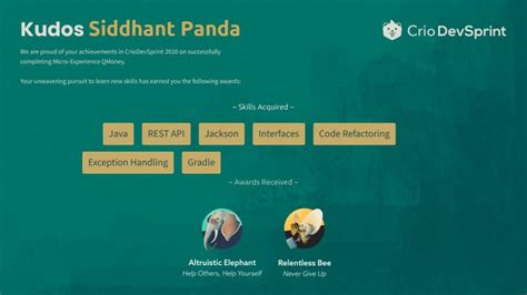 siddhant panda on linkedin criodo criodevsprint criodevstories