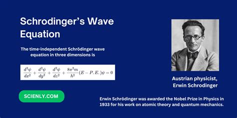 Schrodinger Wave Equation And Derivation Scienly