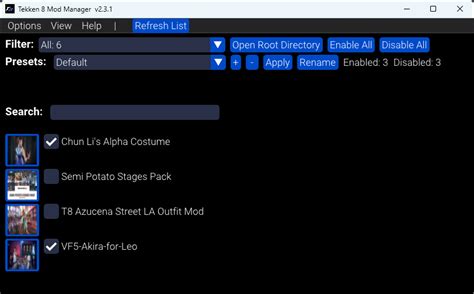 Tekken 8 Mod Manager Docs Manual Md At Main Opensource111111 Tekken 8