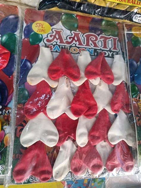 White Red Foil Heart Shaped Balloon At Rs 20pack Heart Shaped