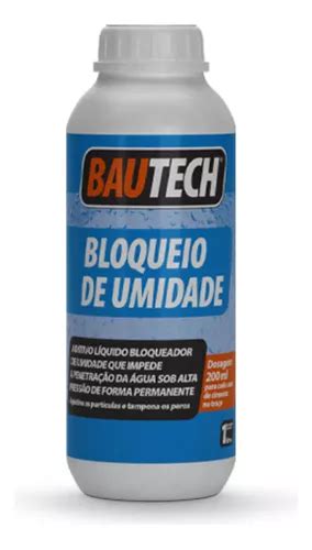 Aditivo Impermeabilizante Bloqueio De Umidade 1l Bautech MercadoLivre