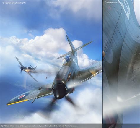 Piotr Forkasiewicz Britain At War Magazine Cover Illustration