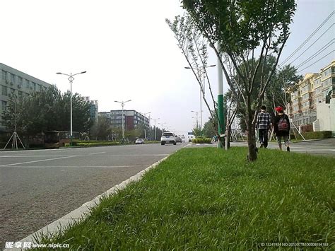 夏日清晨安静的街道摄影图 生活素材 生活百科 摄影图库 昵图网