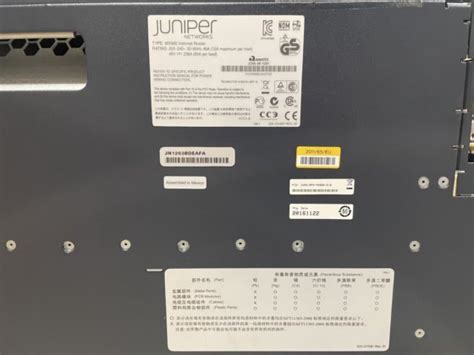 Juniper Mx960 Internet Router 8x Ms Mpc 128g 3x Scbe2 Mx2x Mpc4e 3d 2cge 8xge In Owings Mills