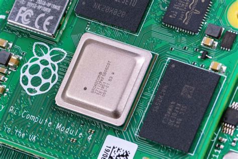 Raspberry Pi étend Le Module De Calcul Du Module 4 Avec Une Plage De