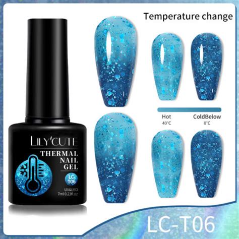 LILYCUTE ml Thermo Gellack Farbwechsel UV LED Nagellack DIY Maniküre Soak Off eBay