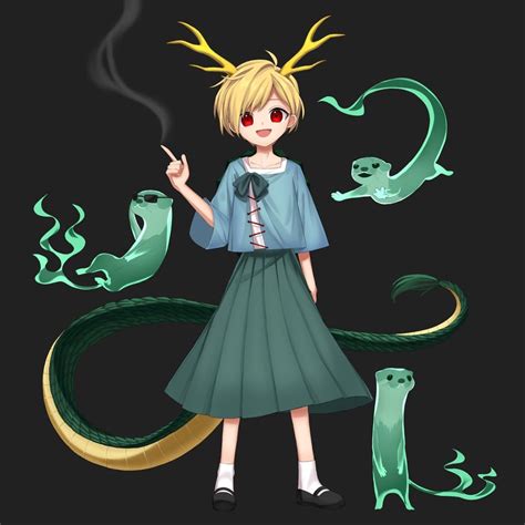 Kicchou Yachie And Otter Spirit Touhou Drawn By Keiki8296 Danbooru