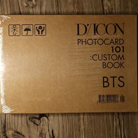 Bts Dicon 101 Photocard Custom Book Official Sealed Hobbies And Toys