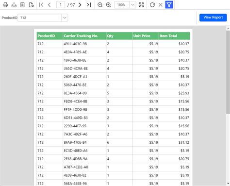 Define Available Values For A Report Parameter