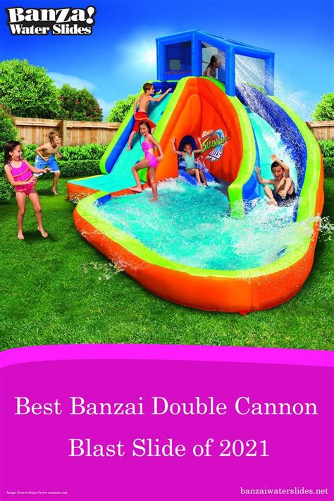Best Banzai Double Cannon Blast Slide Of 2021 Banzaiwaterslides