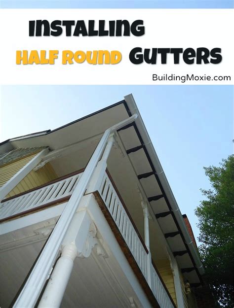 Installing Half Round Gutters And Downspouts On A Victorian Home