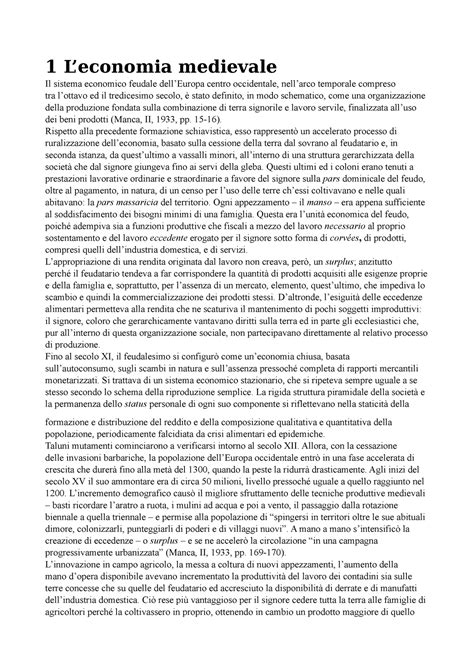 I Sistemi Economici Lezione 4 Corso Storia Economica Unipegaso