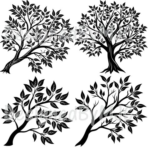 Tree Branch SVG Clipart PNG Files Branch PNG Graphics Digital Clip Art Cut Files For Cricut