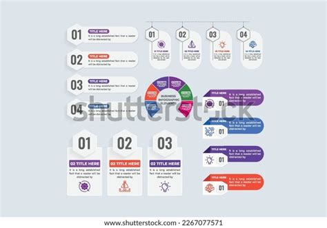 Data Visualization Segments Design Set Vectors Stock Vector Royalty Free 2267077571 Shutterstock