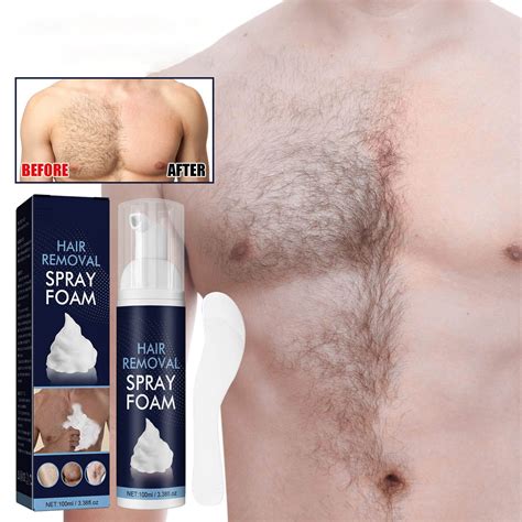 Nrudpqv Body Hair Removal Men S Hair Removal Foam Spray Leg Armpit Chest Hair Fast Hair Removal
