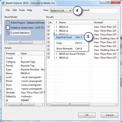 ideate solutions ideate explorer for revit auditing key notes