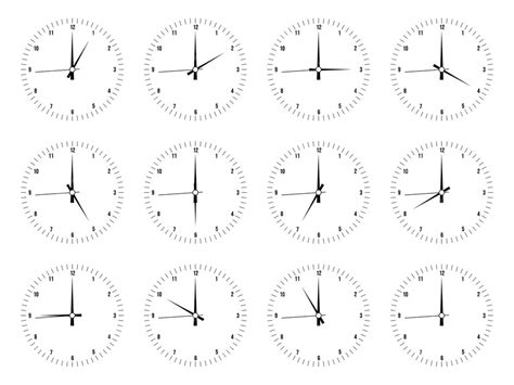 Premium Vector Wall Clock Isolated On White Background