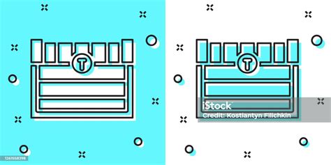 녹색과 흰색 배경에 고립 된 검은 줄 골동품 보물 상자 아이콘 황금 동전 빈티지 나무 가슴 임의동적 모양 벡터 가능성에 대한 스톡 벡터 아트 및 기타 이미지 Istock