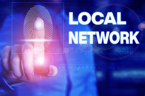 Handwriting Text Writing Local Network Concept Meaning Intranet LAN