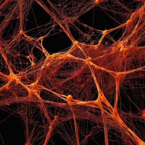 Digital Artwork Depicting A Cosmic Web Structure In Space Premium Ai Generated Image