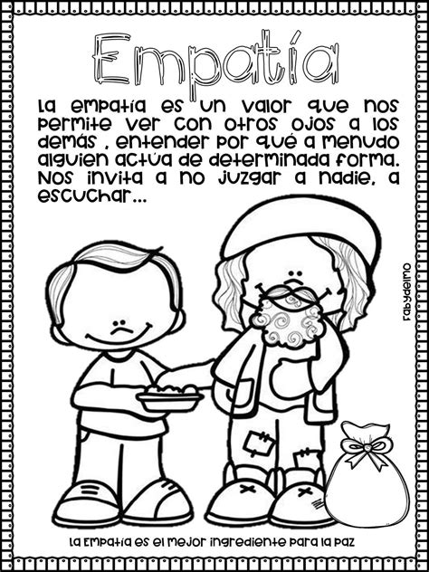 Empatia Para Colorear