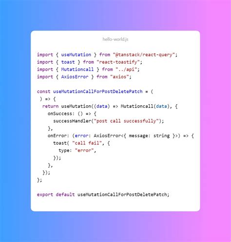 Simplify Asynchronous State Management With React Querys Usemutation Hook Dev Community