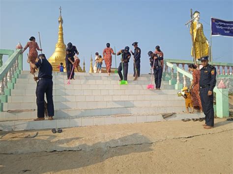 ဂွမြို့တွင် ၇၇ နှစ်မြောက် မြန်မာနိုင်ငံမီးသတ်တပ်ဖွဲ့နေ့ကို ကြိုဆိုဂုဏ