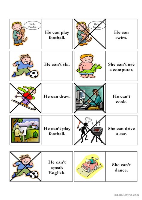 Can Or Cant English Esl Worksheets Pdf And Doc