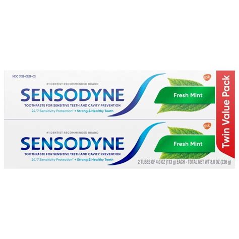 Sensitive Teeth And Cavity Prevention Toothpaste Fresh Mint 4 Oz 2