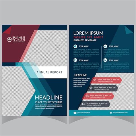 Premium Vector Corporate Business Flyer Template Design Set Brochure