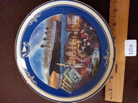 Lot The Smoking Room Titanic Queen Of The Ocean Plate