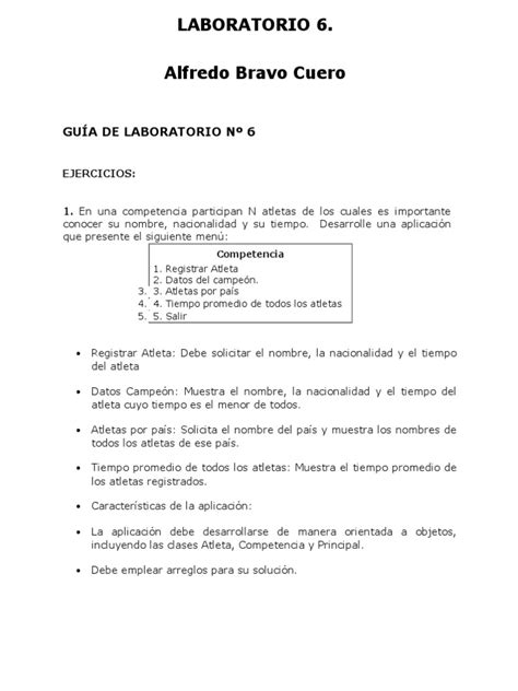 pdf laboratorio 6 elementos del lenguaje de programación y
