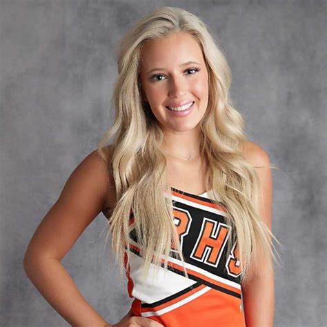 Rockwall High School Cheerleader Spotlight Hannah Jungels Blue