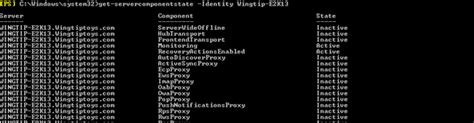 Server Component States In Exchange Microsoft Community Hub