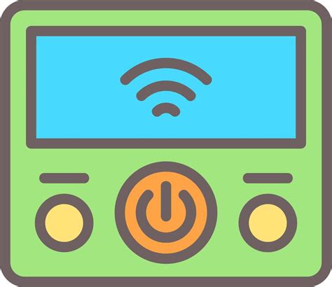 Smart Thermostat Outline Element Style 57747629 Vector Art At Vecteezy