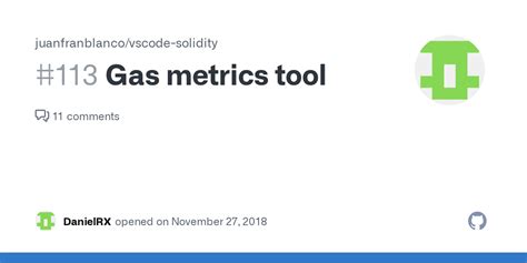 gas metrics tool · issue 113 · juanfranblanco vscode solidity · github