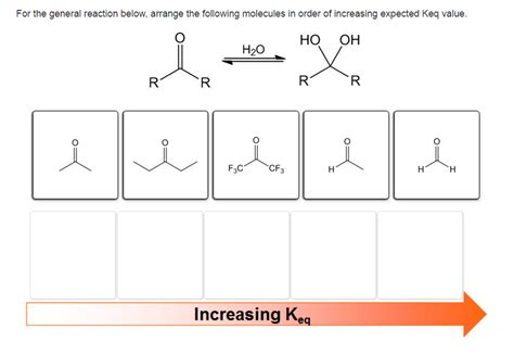 Solved For The General Reaction Below Arrange The Following