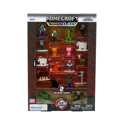Minecraft Caves And Cliffs Nano Metalfig 18 Pack Set Retrospace