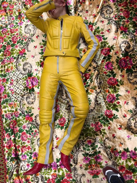 The Bride Kill Bill Costume Real Deluxe Leather Movie Etsy