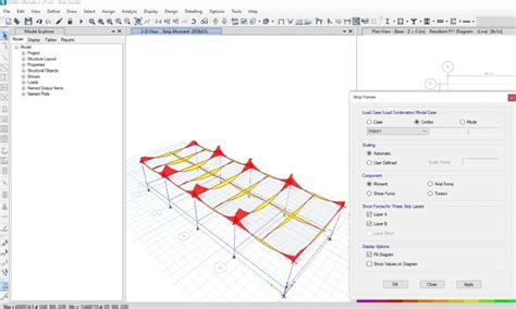 Engineering Civilengineering Design Examinationhall Etabs Etabs21 Muhammad Afaq Khan