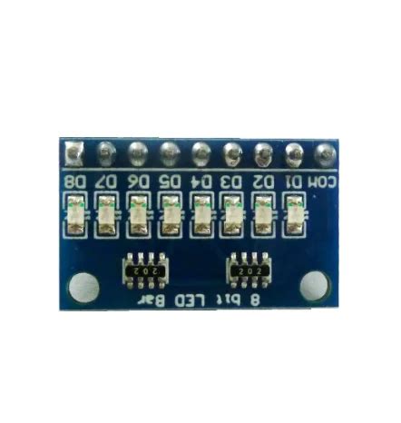 3 24V 8 Bit Blue Red Common Anode Cathode LED Indicator Module Breadboard Starter Kit Board For