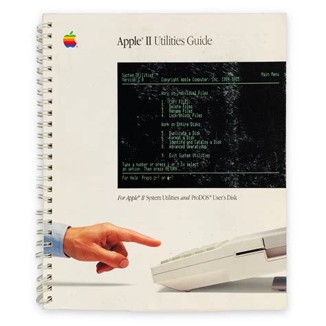 Used Vtg 1985 Apple Ii Utilities Guide System Utilities Prodos 2 Ubb Threads