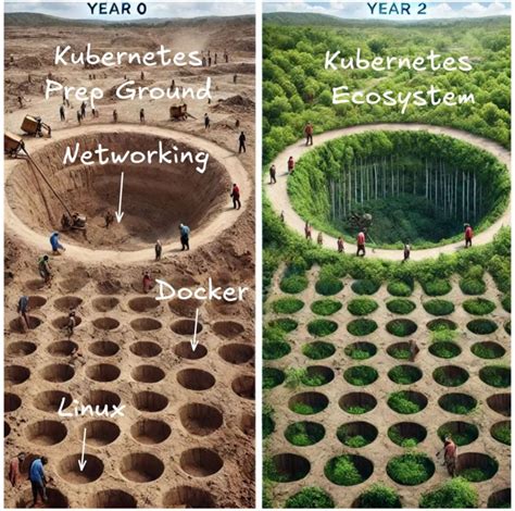 Linux 👉🏿 Networking 👉🏿 Docker 👉🏿 Kubernetes Not The Other Way Around Linux → For Strong