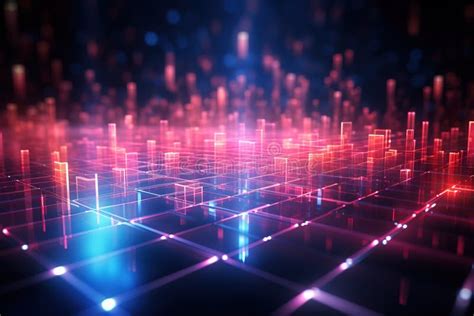 Ai Network Big Data Cloud Computing 3d Artificial Technology Concept Generative Ai Stock