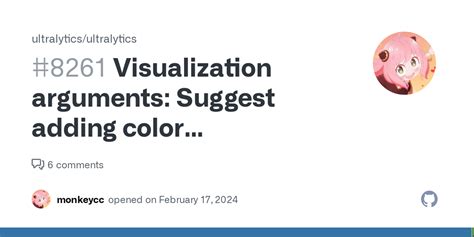 Visualization Arguments Suggest Adding Color Customization · Issue