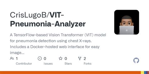 Github Crislugob Vit Pneumonia Analyzer A Tensorflow Based Vision