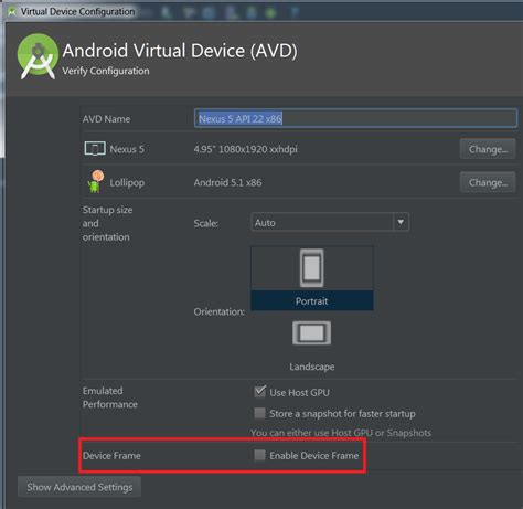 How To Start AVD Emulator Without Device Frame Android Enthusiasts Stack Exchange